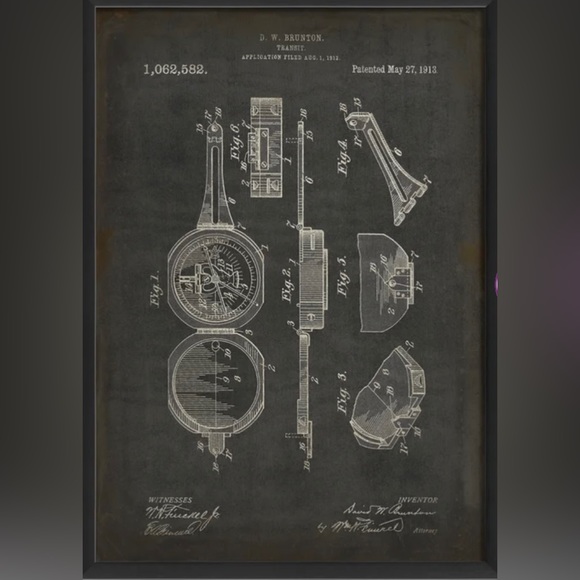 Other | The Original Brunton Pocket Transit In Quadrants Damped | Poshmark